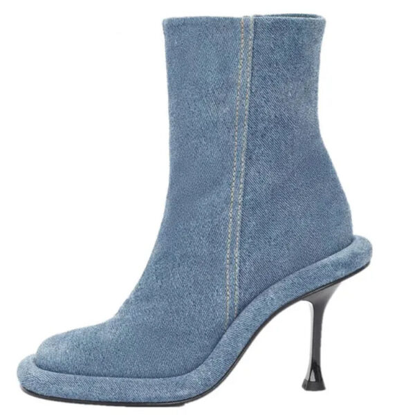 Lexa Round Zipper Heels - Arvoss.com